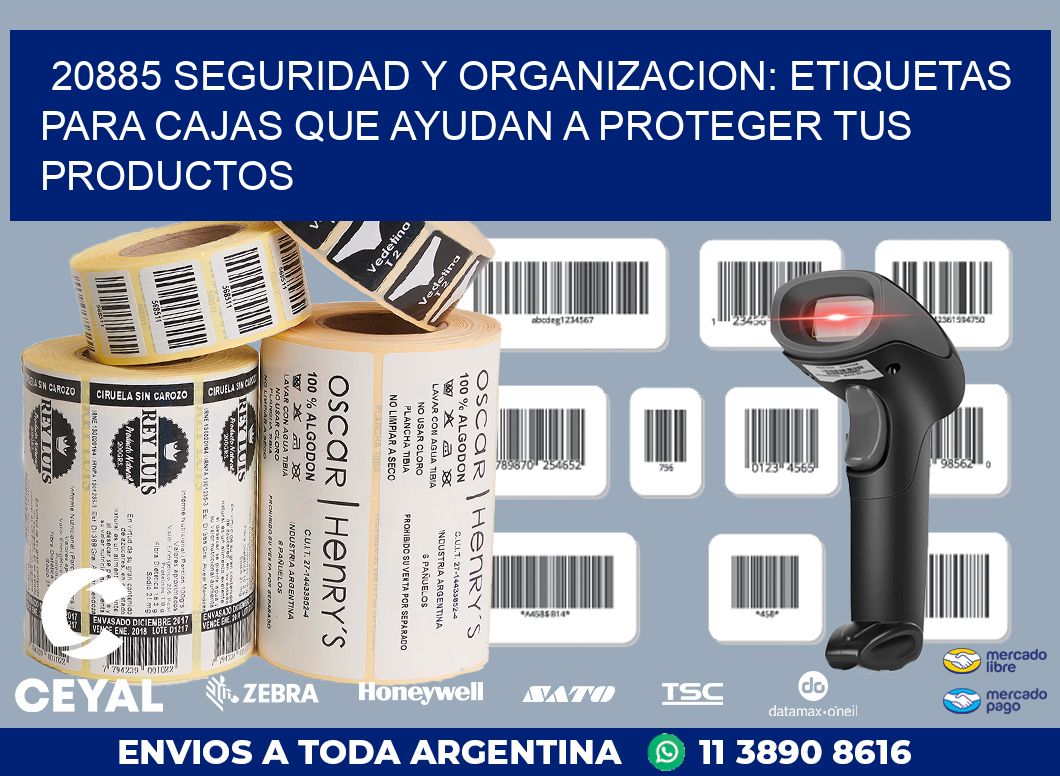 20885 SEGURIDAD Y ORGANIZACION: ETIQUETAS PARA CAJAS QUE AYUDAN A ...
