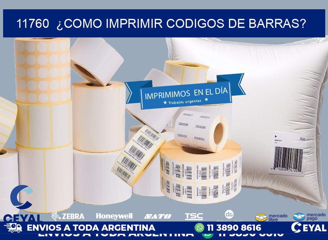 11760 ¿COMO IMPRIMIR CODIGOS DE BARRAS? - Rollos Zebra