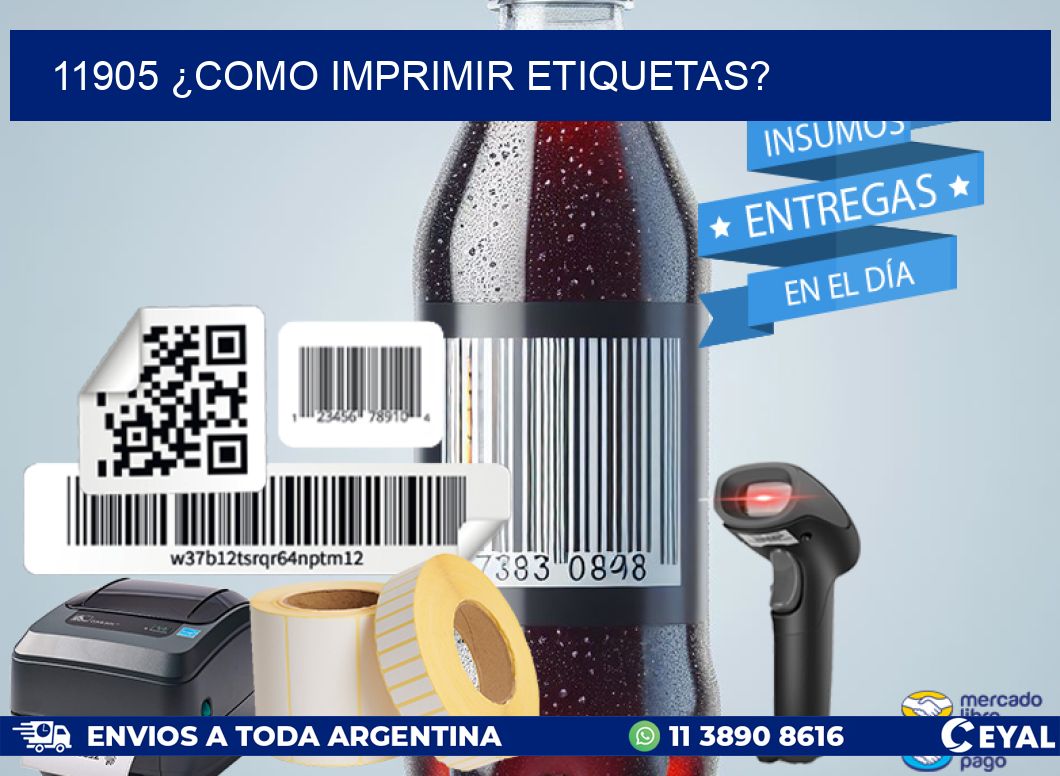 11905 ¿COMO IMPRIMIR ETIQUETAS? - Rollos Zebra