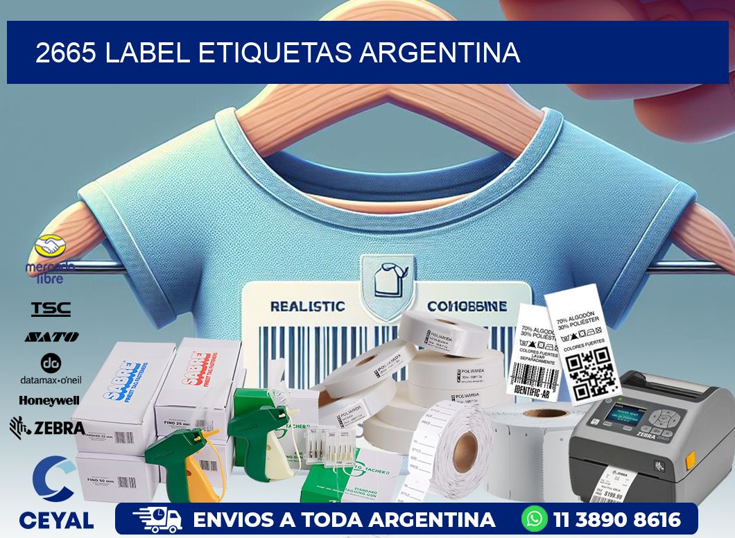 2665 LABEL ETIQUETAS ARGENTINA - Rollos Zebra