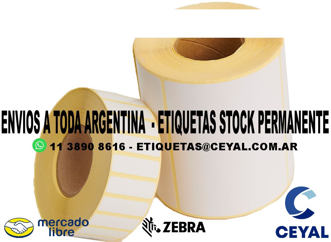 17005 ETIQUETAS - Rollos Zebra