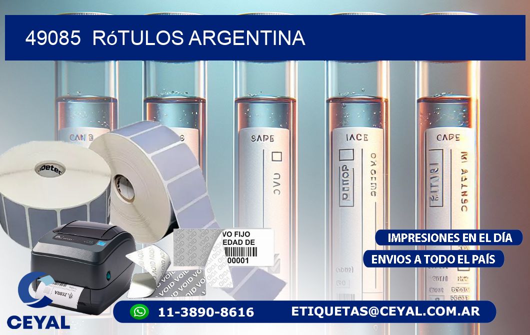 49085 Rótulos Argentina - Rollos Zebra